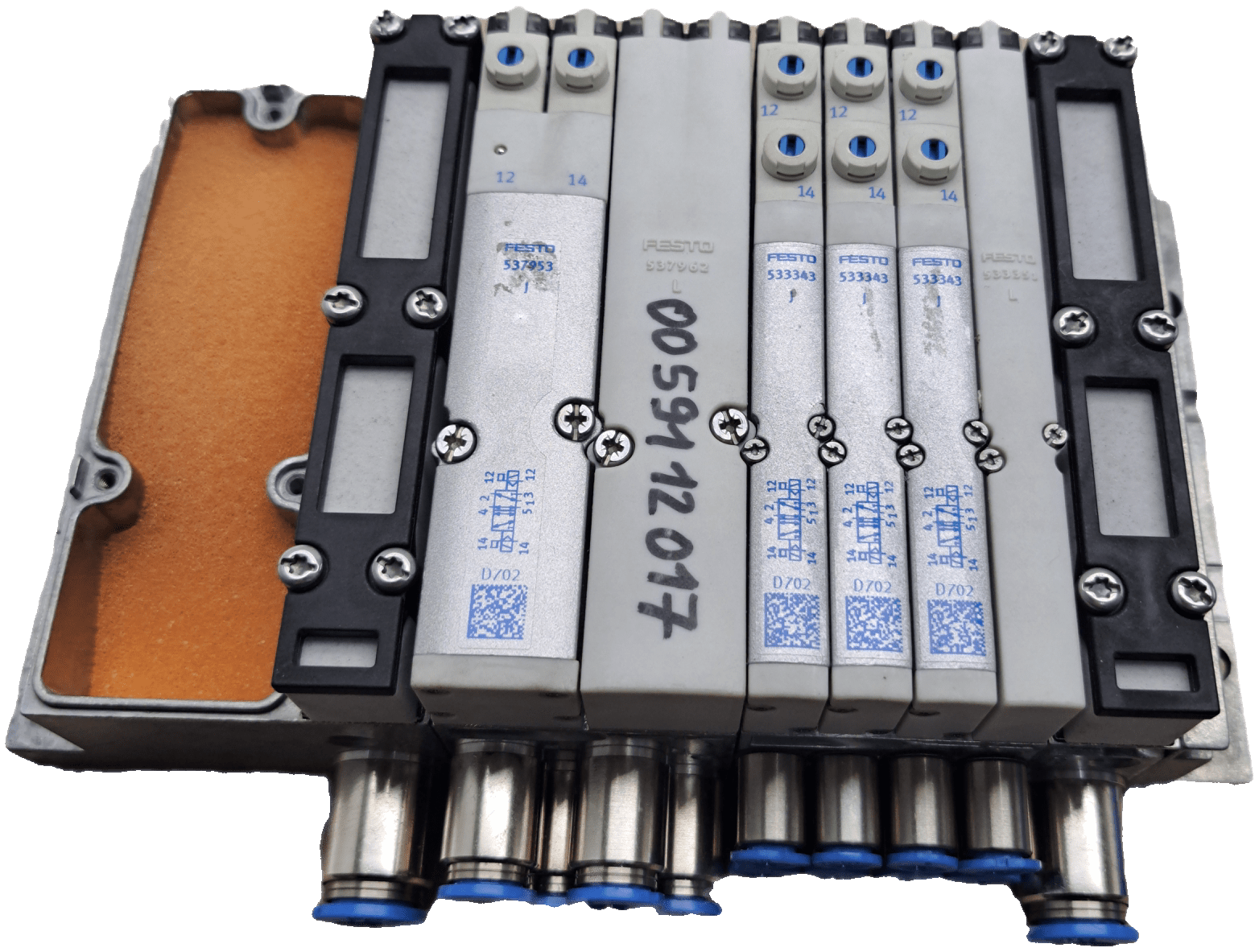 Festo Ventilinsel MPA-S mit Multipolanschluss / 32E-MPA / 32P-SGL-R-MBAU-JL3JL - KLEMA ...