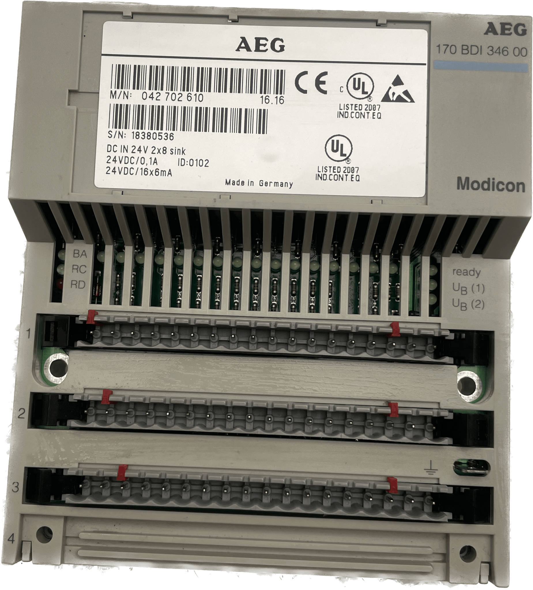 AEG Modicon 170 BDI 346 00 - KLEMA Maschinenhandel