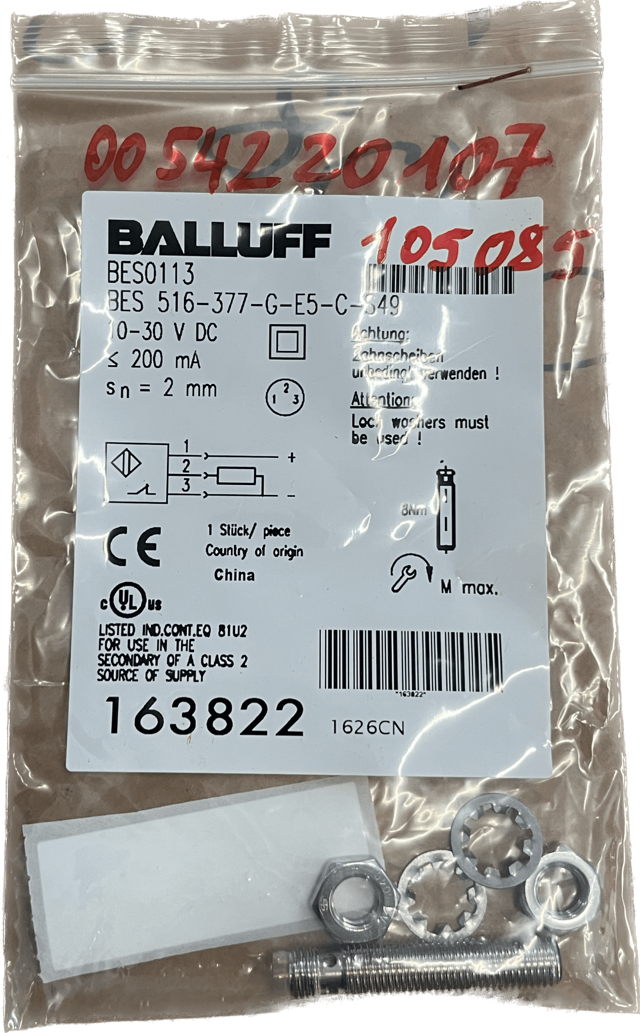 BALLUFF Induktive Standardsensoren mit Vorzugstypen BES 516-377-G-E5-C ...