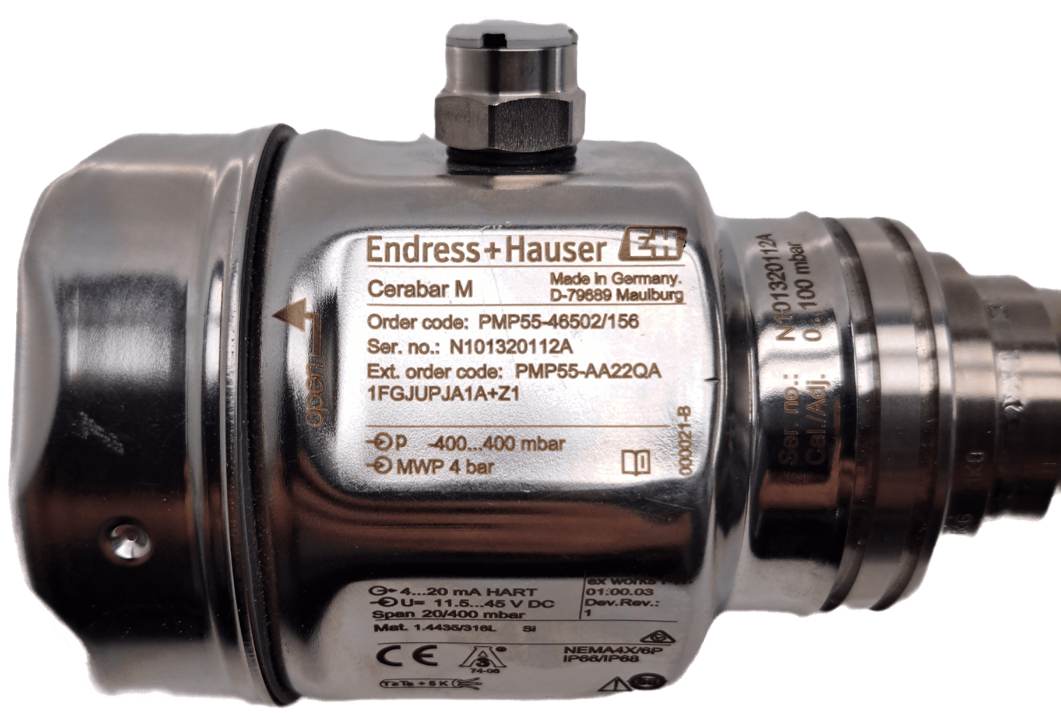 Endress & Hauser Cerabar M PMP55-46502/156 – Klenk Maschinenhandel