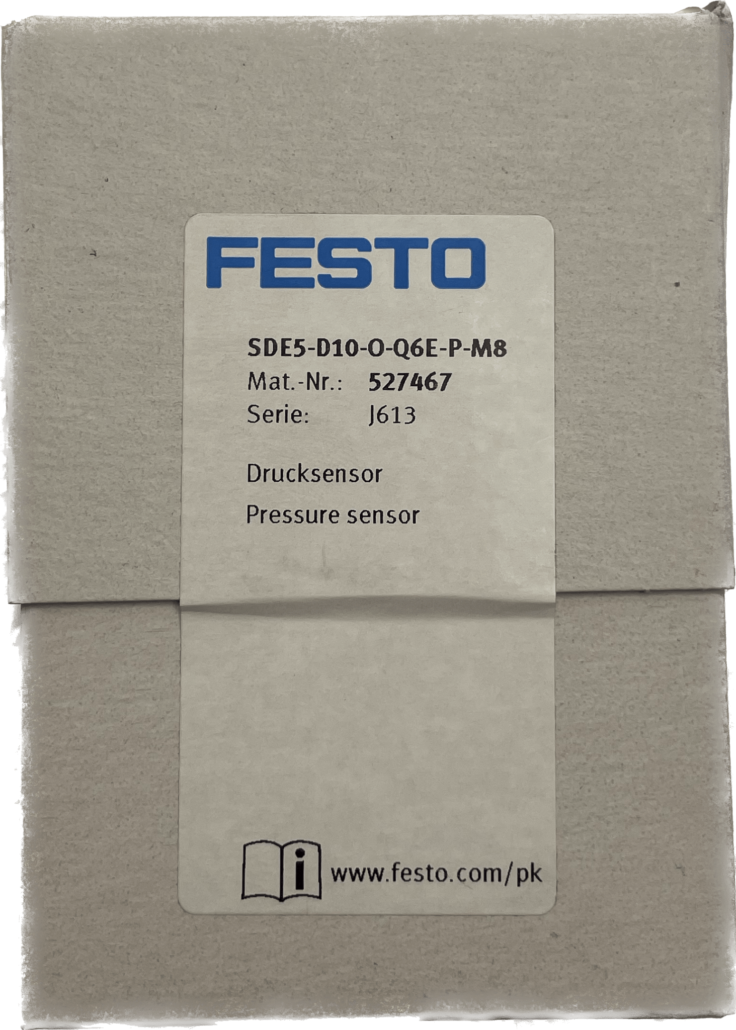 Festo Drucksensor SDE5-D10-O-Q6E-P-M8 - KLEMA Maschinenhandel