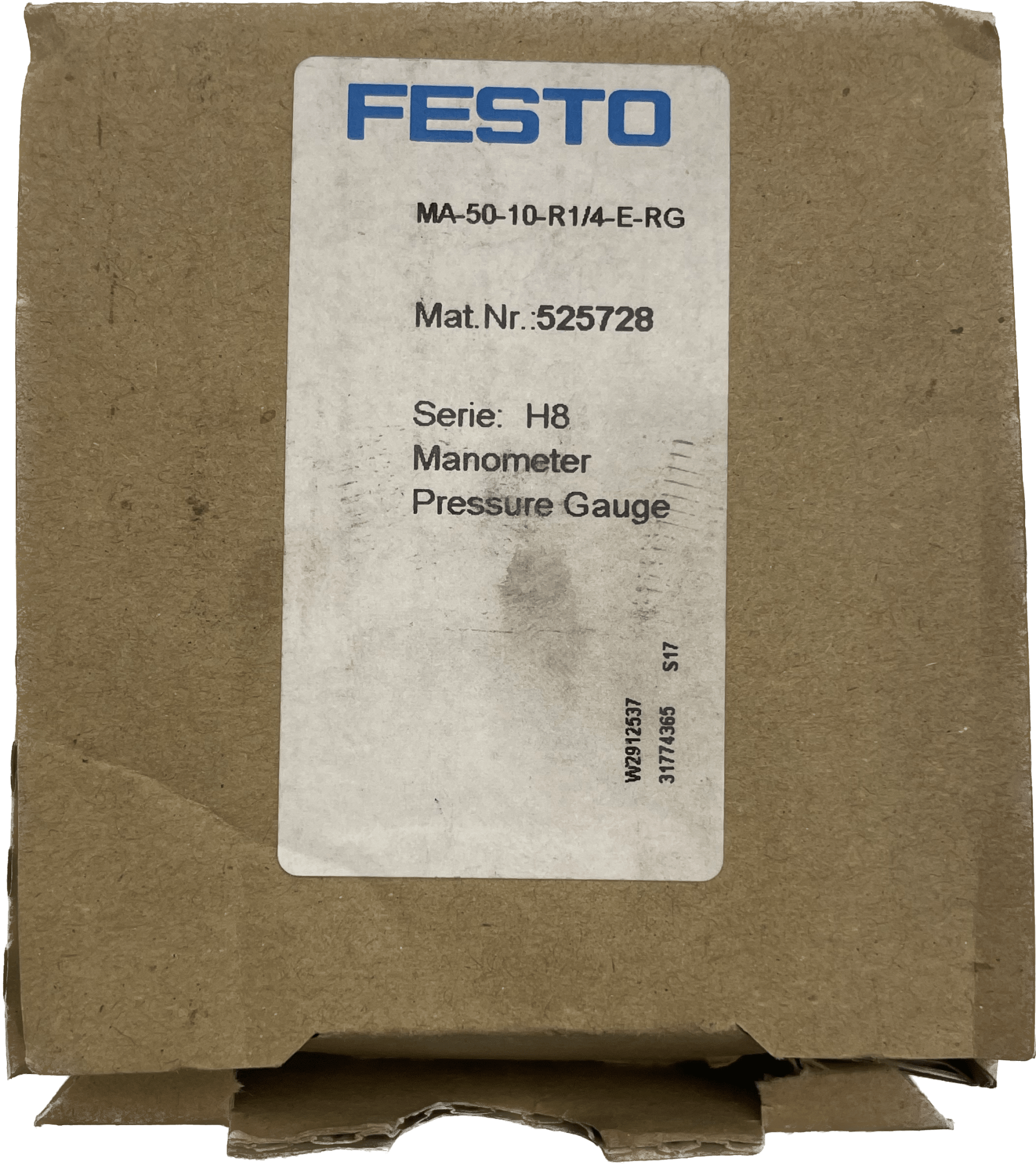 Festo Manometer MA-50-10-R1/4-E-RG - KLEMA Maschinenhandel
