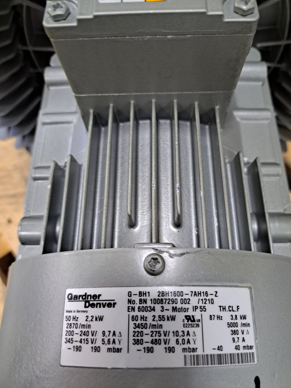 Gardner Denver Seitenkanalverdichter G-BH1