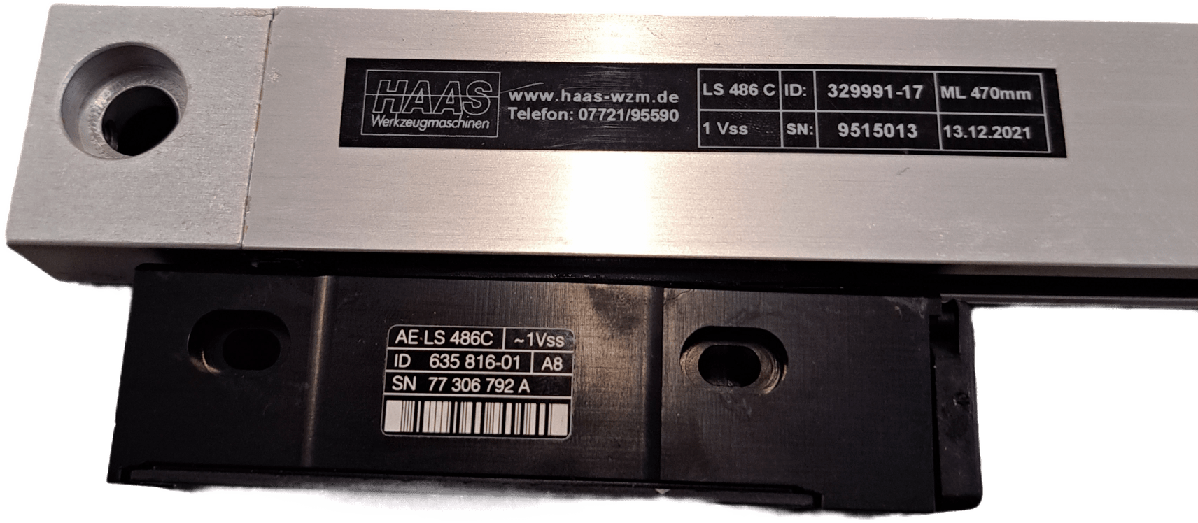 Heidenhain Absolutes gekapseltes Längenmessgerät LS486C/1VSS ML470 ...