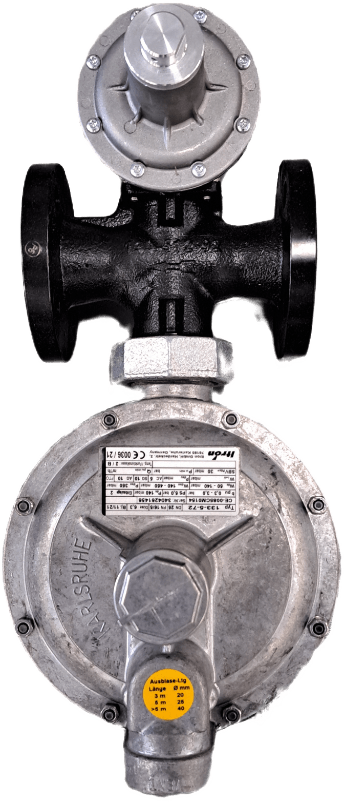 Itron gas pressure regulator 133-5-72 - KLEMA Maschinenhandel