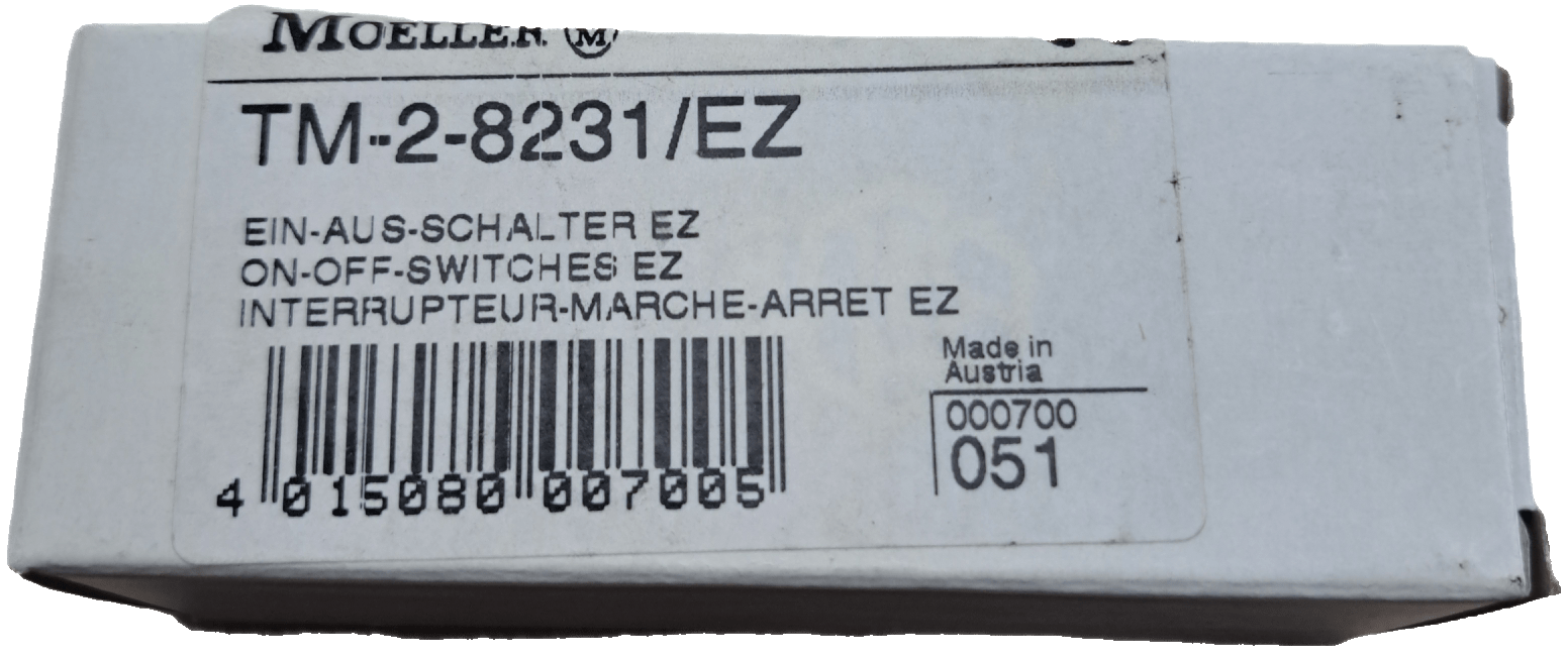 Moeller / Eaton Nockenschalter / Steuerschalter / TM-2-8231/EZ - KLEMA ...