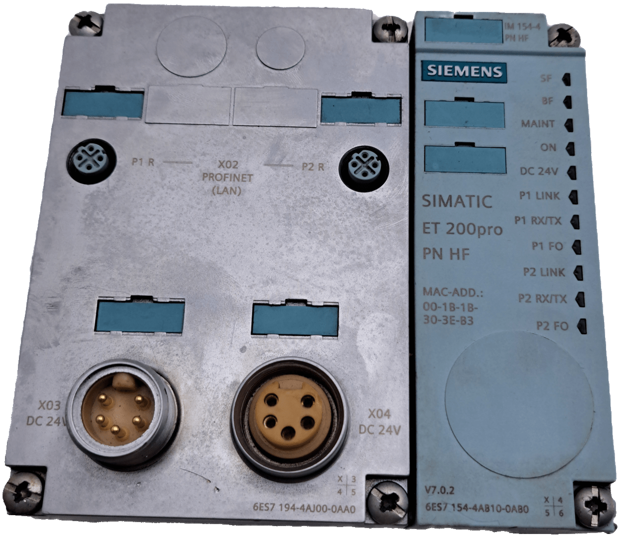Siemens SIMATIC DP, PROFINET Interface-Modul 6ES7154-4AB10-0AB0 - KLEMA ...