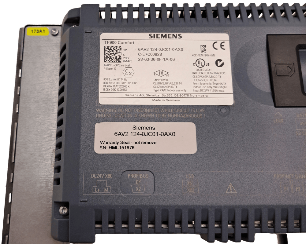Siemens SIMATIC HMI TP900 6AV2124-0JC01-0AX0 - KLEMA Maschinenhandel