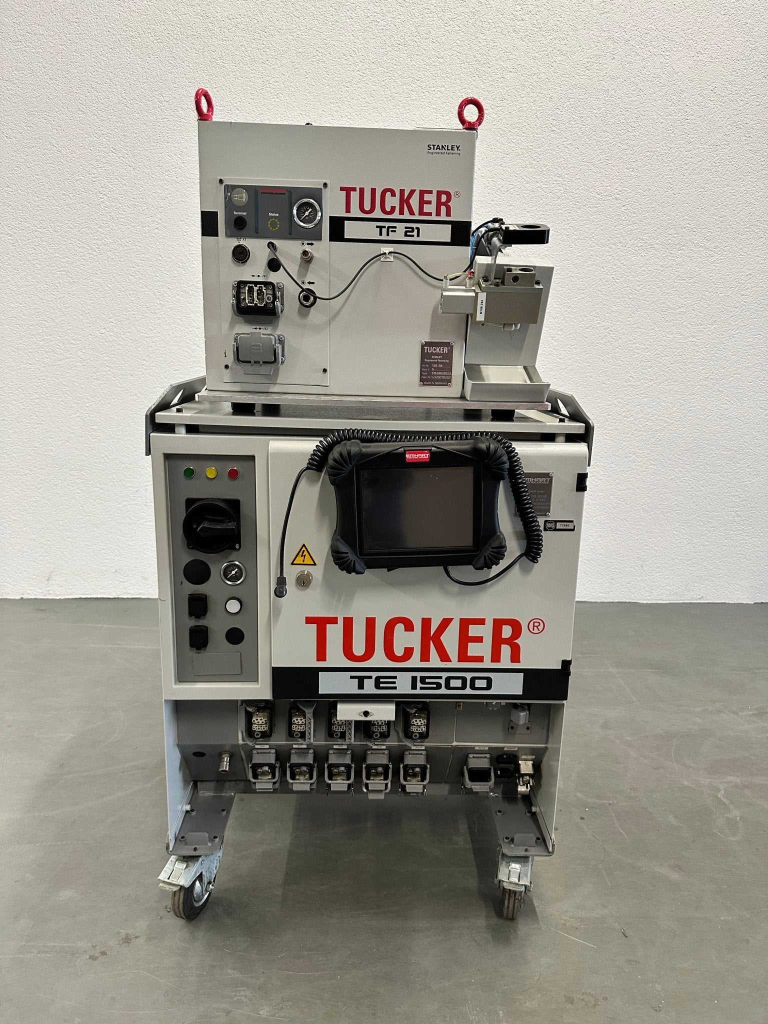 Stanley / Emhart Tucker TE1500 mit TF21 - KLEMA Maschinenhandel